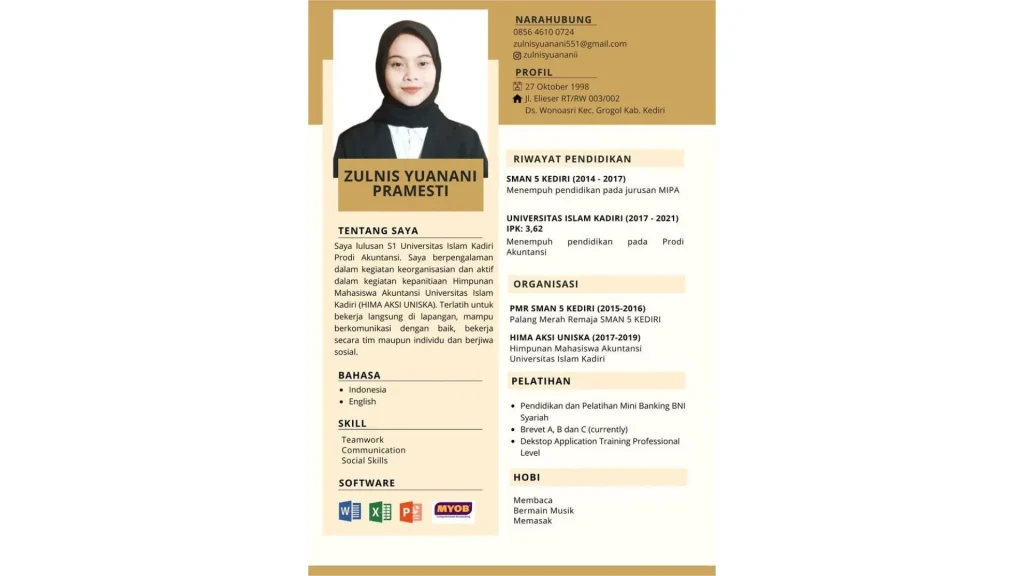 11+ Contoh CV Staf Admin dengan Struktur yang Tepat